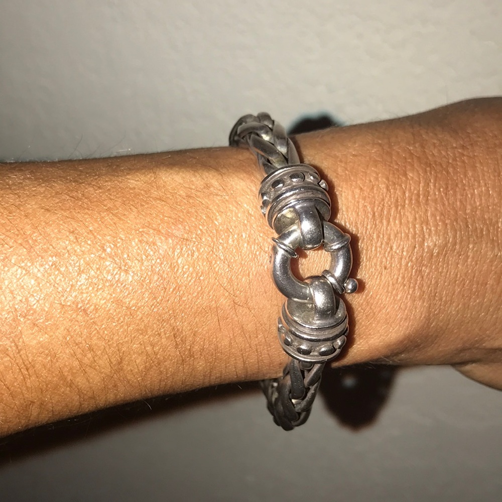 Sterling Silver Zina Designer Bracelet - Gem